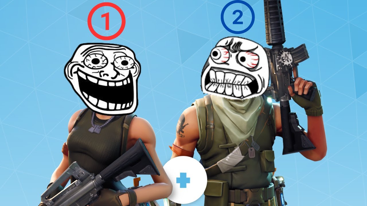 Getting TROLLED in FORTNITE DUOS ( HILARIOUS ) - YouTube