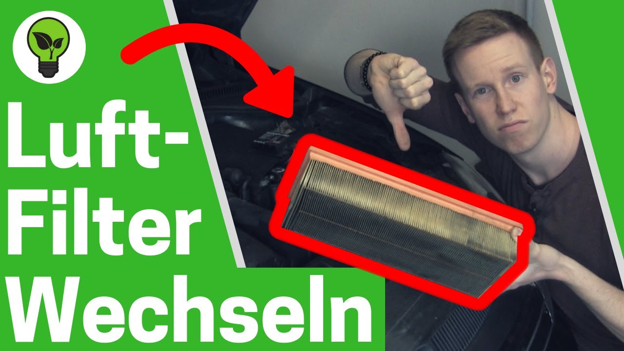 Luftfilter wechseln TOP ANLEITUNG: KFZ Motor Filter an Auto VW Golf 6 ...