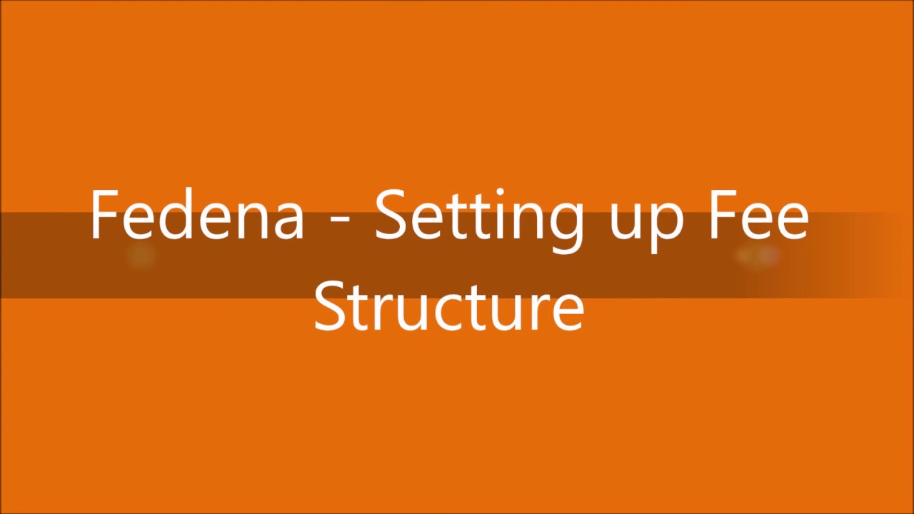Fedena - Fees Configuration & Setup - YouTube