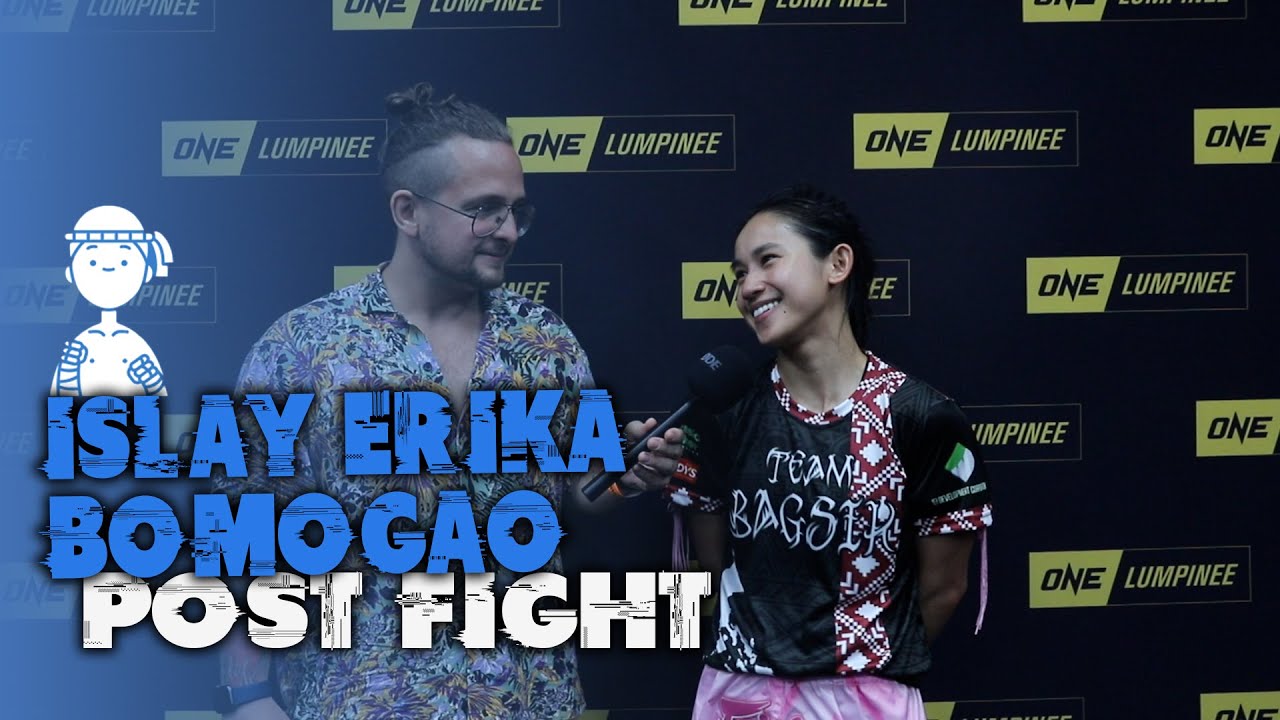 Islay Erika Bomogao reacts to debut win at ONE Friday Fights 86 - YouTube