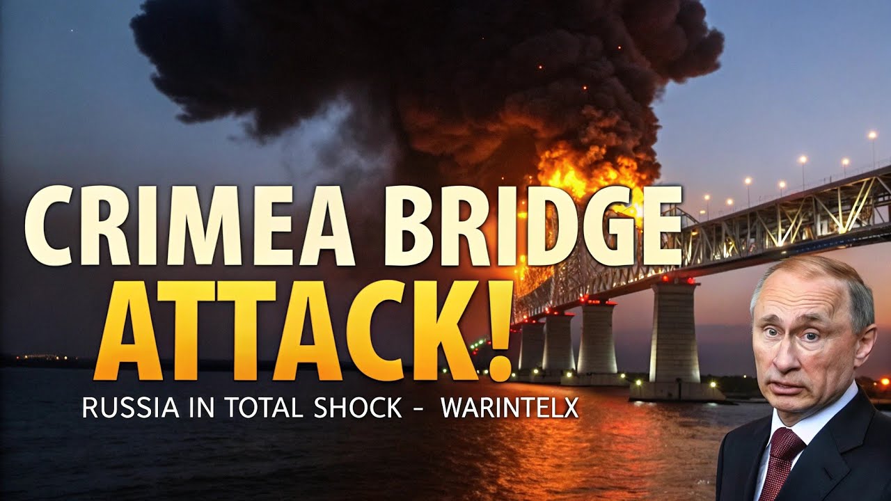 Massive Attack on Crimea Bridge! Russia in Total Shock | WarIntelX ...