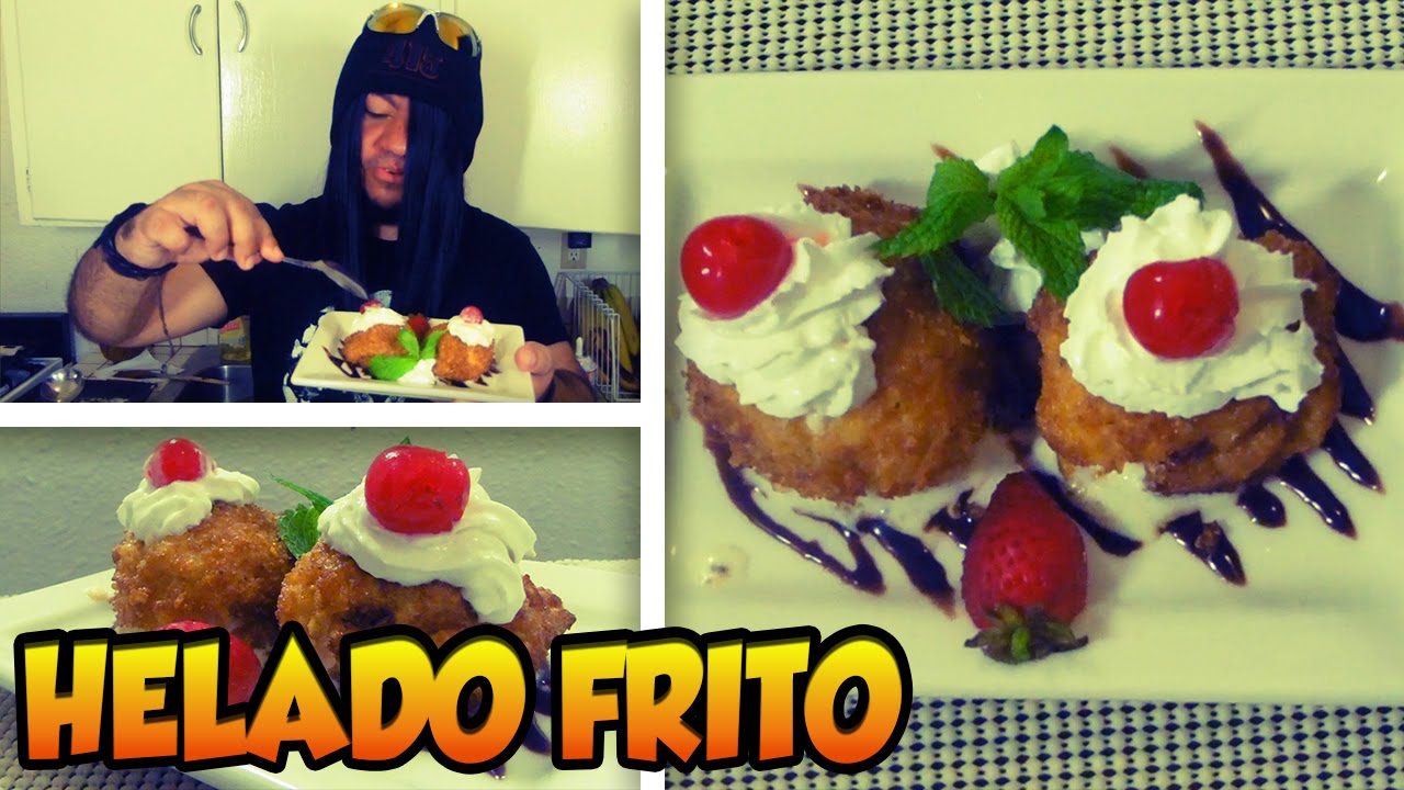 Como Hacer Helado Frito - YouTube