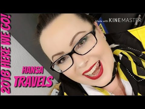 First vlog of 2018. Hansa Travels. Flight Attendant Life - YouTube