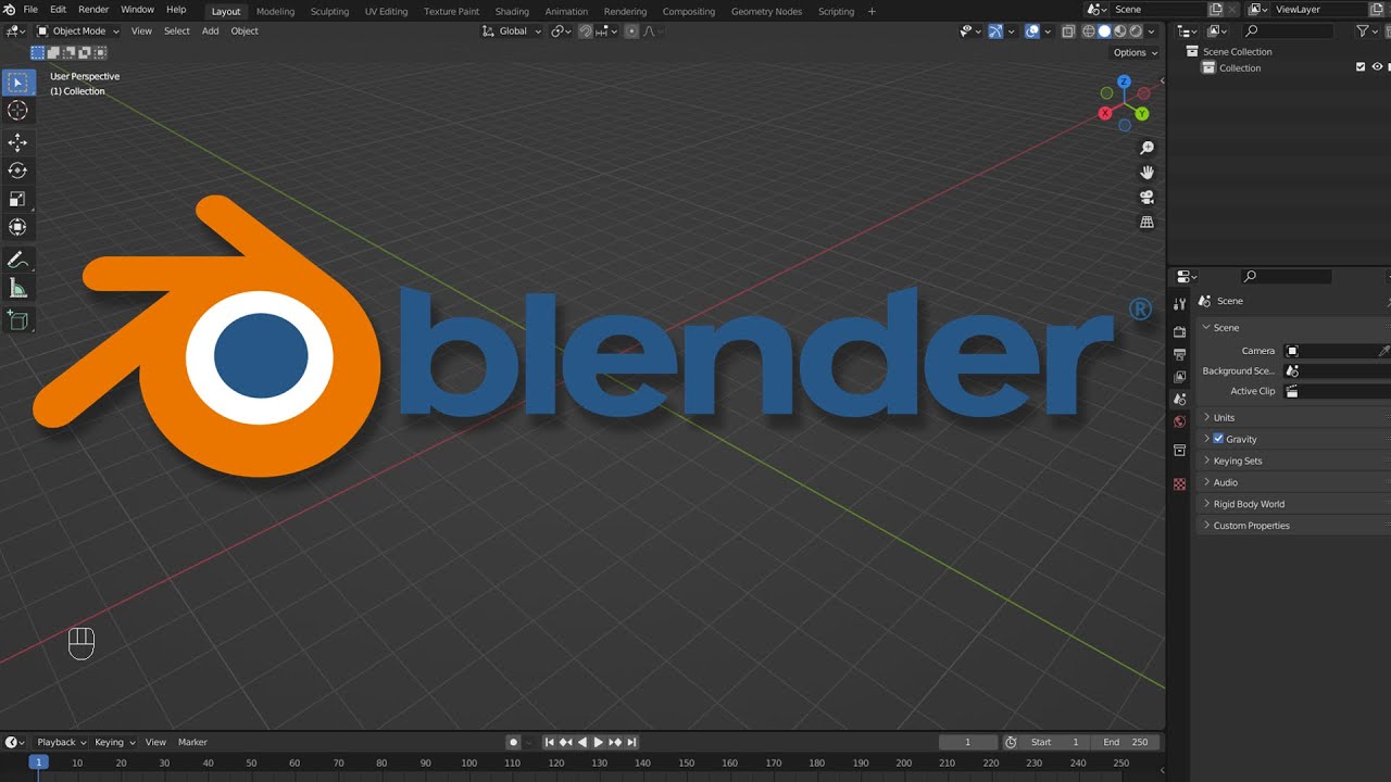 [廣東話] Blender Basic 001 - View, Select, Move, Rotate, Scale - YouTube