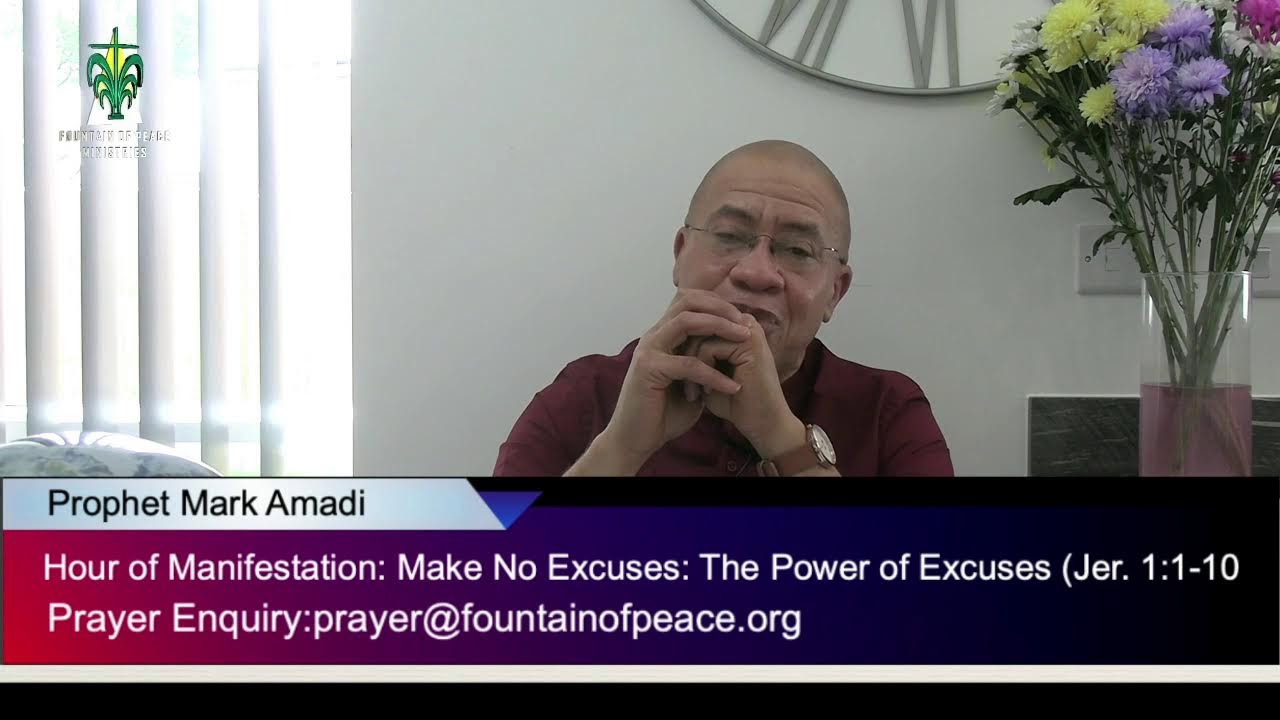 Hour of Manifestation: Make No Excuses: The Power of Excuses (Jeremiah ...