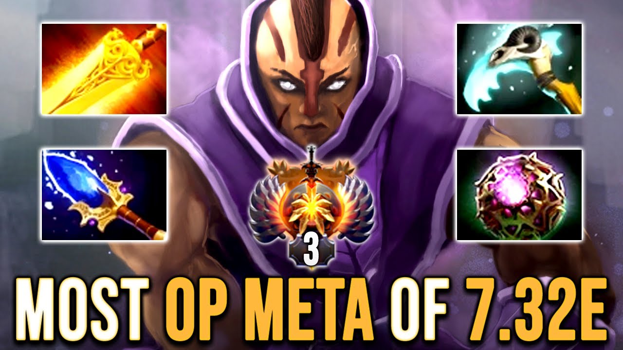 MOST OP BUILD of 7.32e PATCH - 13k MMR Carry Anti-Mage RADIANCE First ...