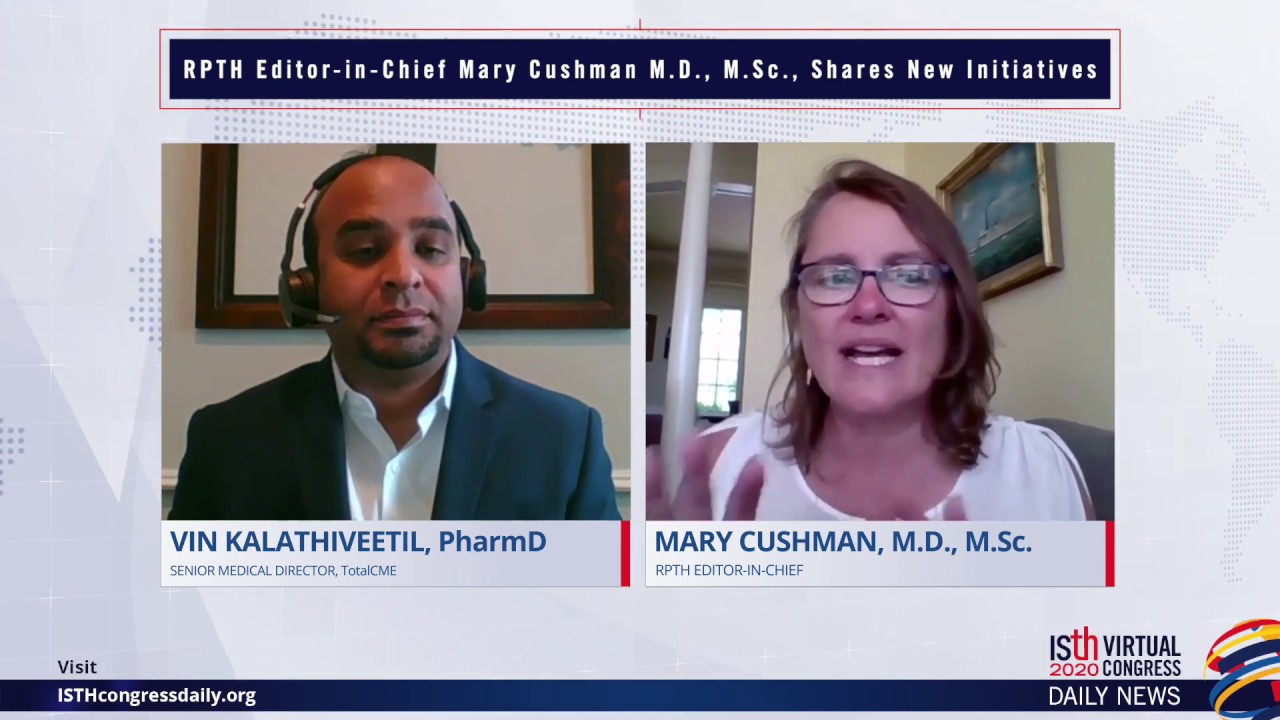 RPTH Editor-in-Chief Mary Cushman Shares New Initiatives - YouTube