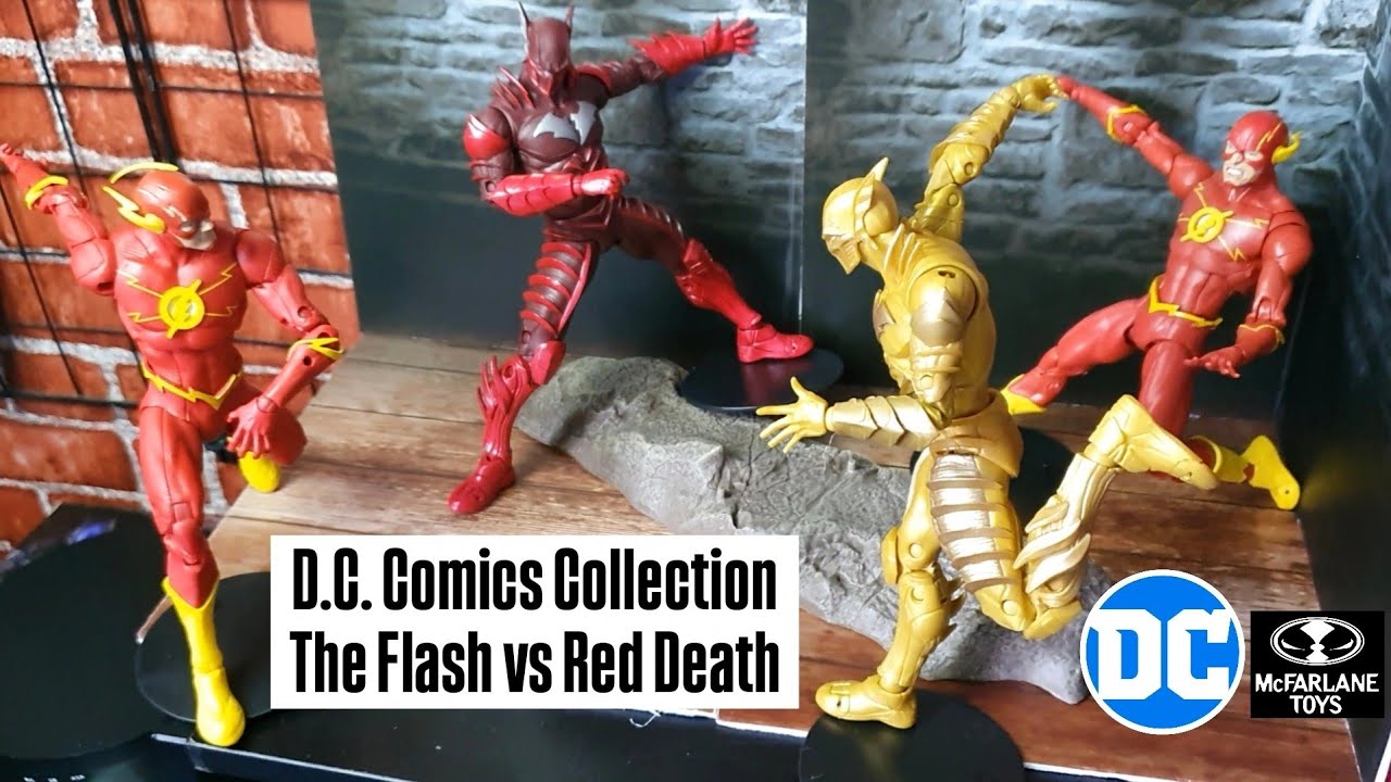 The Flash (DC Rebirth) vs Red Death (Dark Night Metal) in McFarlane ...