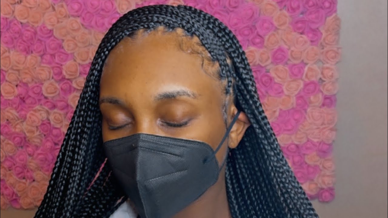 Parting tutorial for Knotless braids - YouTube