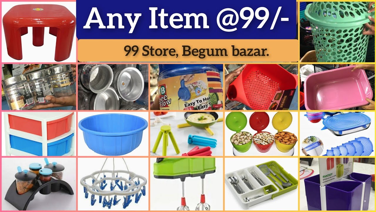 99 Store - Part 2 | Any item @99/- | Don't Miss it | Begum bazar ...