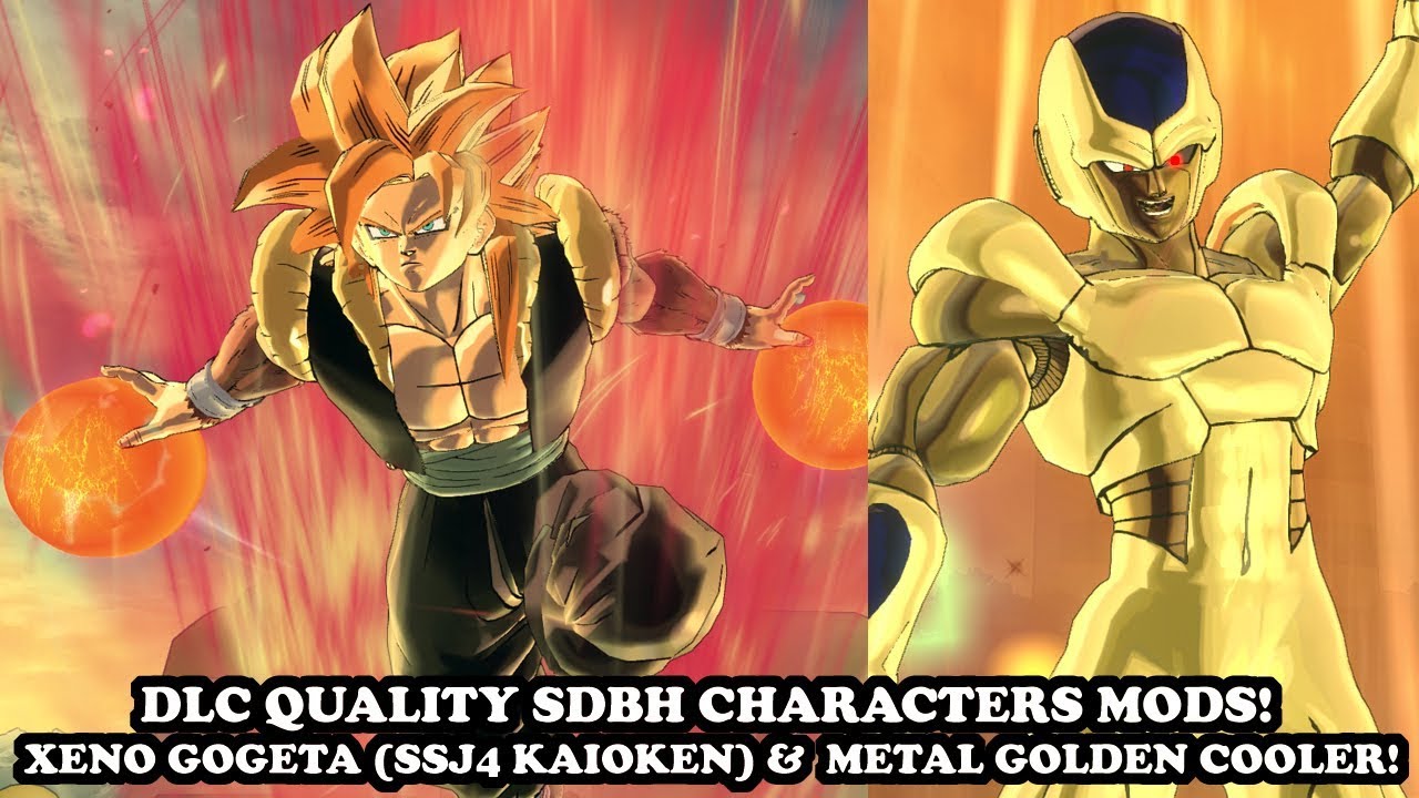 NEW XV2 CHARACTERS EXPANSION: XENO GOGETA SSJ4 KAIOKEN & GOLDEN METAL ...