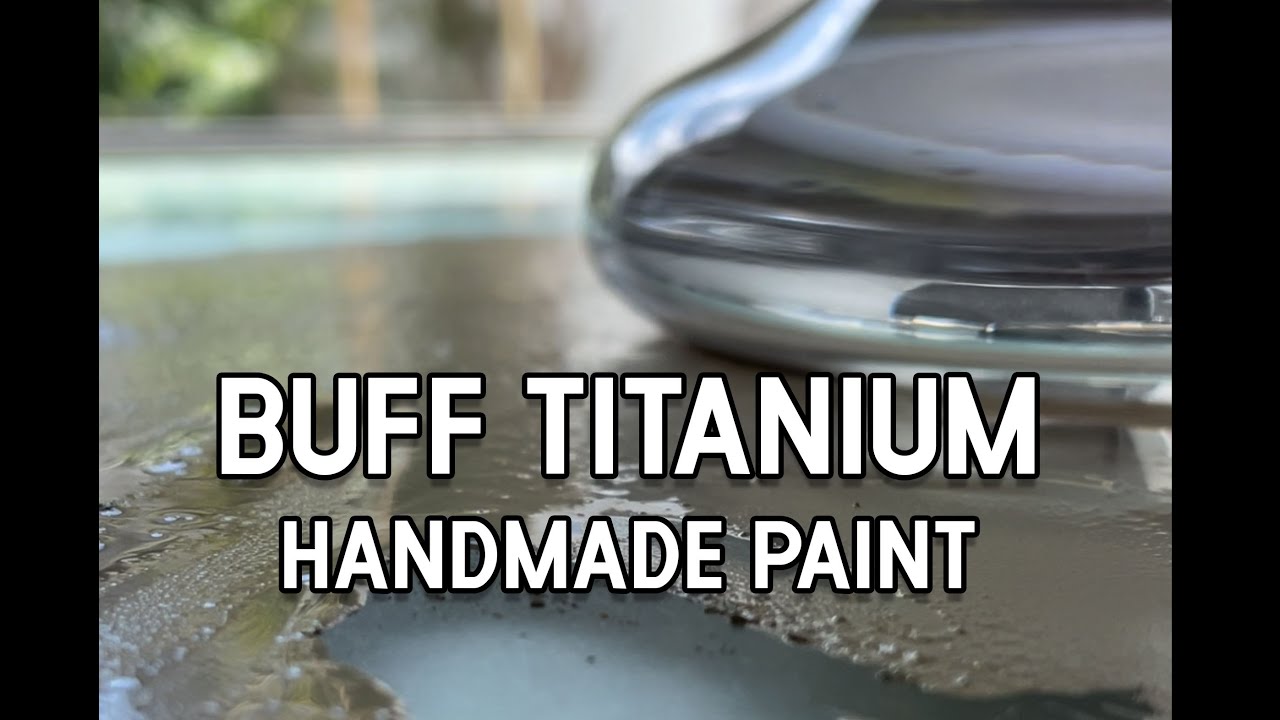 Handmade Buff Titanium PW6:1 watercolor paint - YouTube