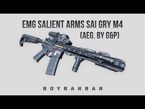 EMG Salient Arms SAI GRY M4 (by G&P) รีวิวปืนยาว AEG สะสม สวยมาก ...