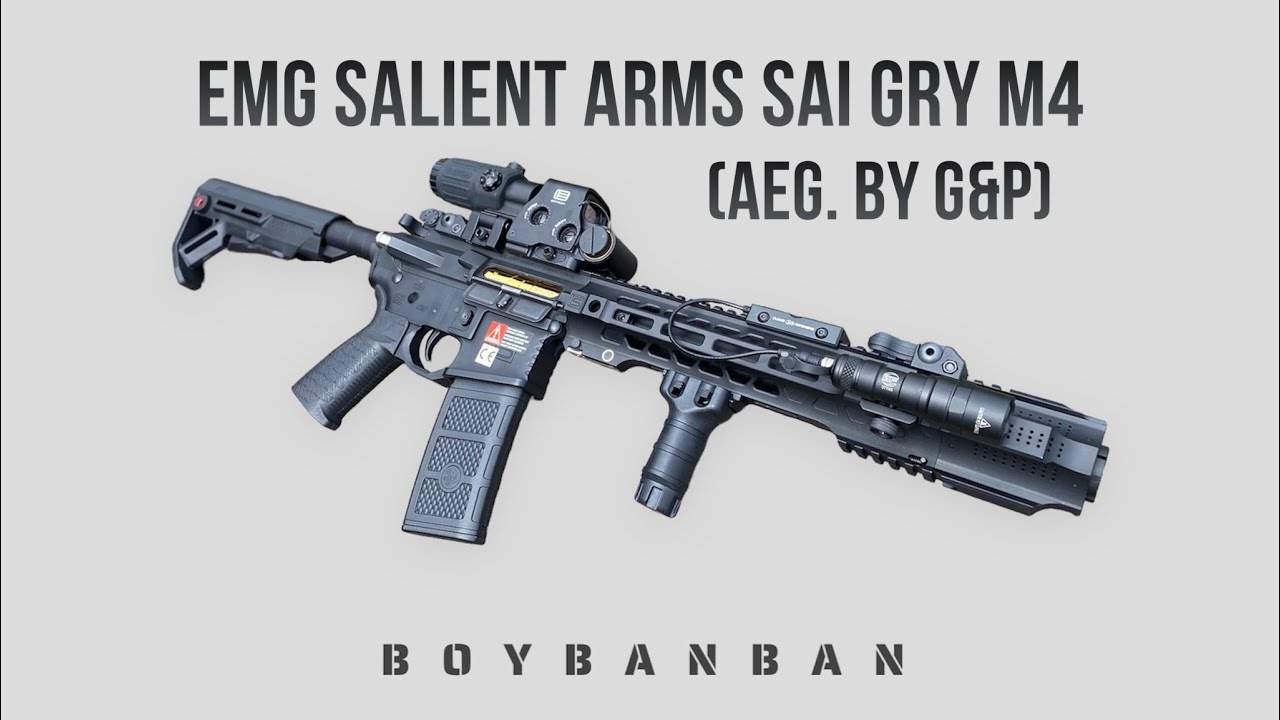 EMG Salient Arms SAI GRY M4 (by G&P) รีวิวปืนยาว AEG สะสม สวยมาก ...