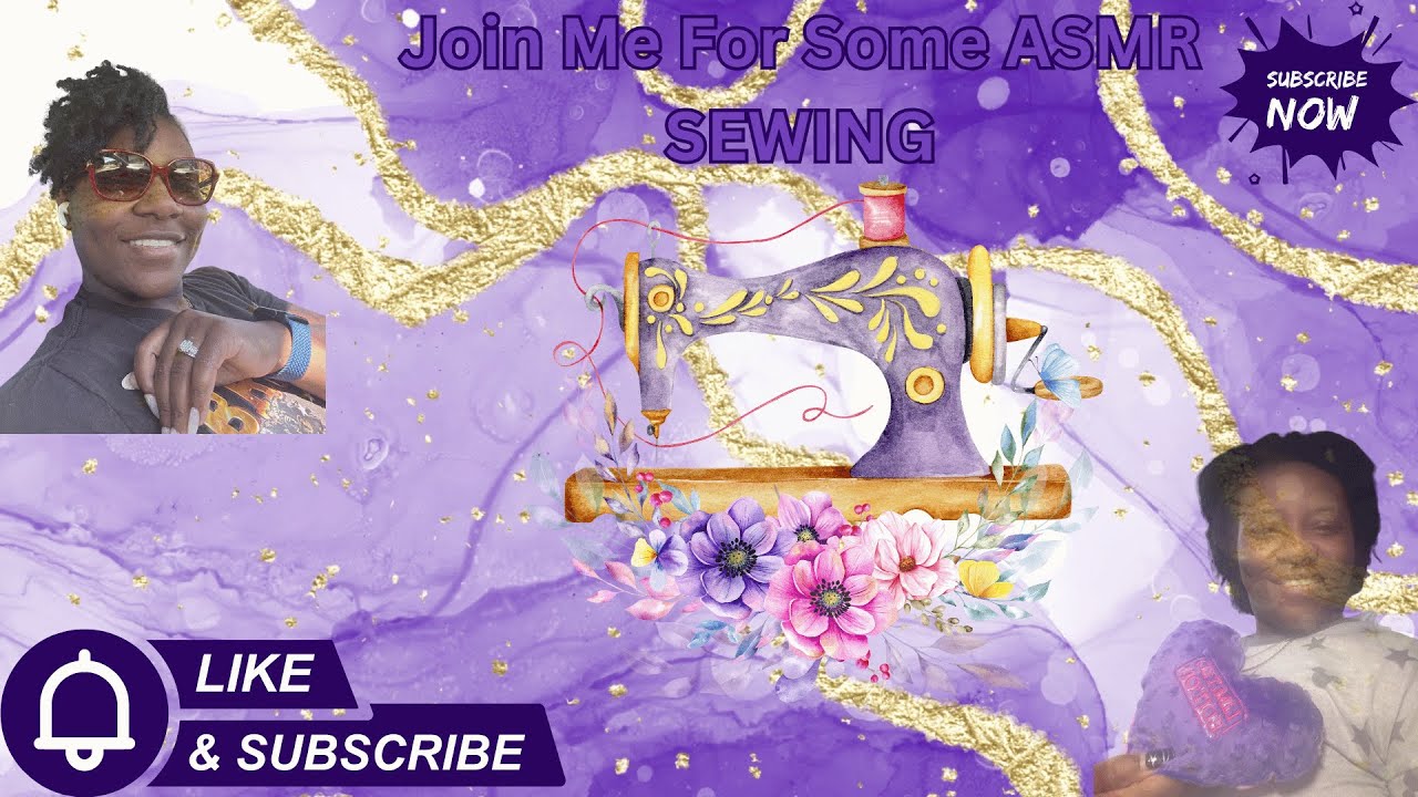 Relaxing ASMR Sewing Sounds | Stitching, Fabric Cutting & Needlework ...