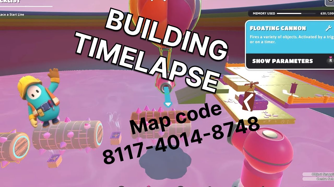 Fall Guys Map Building Timelapse!! - YouTube