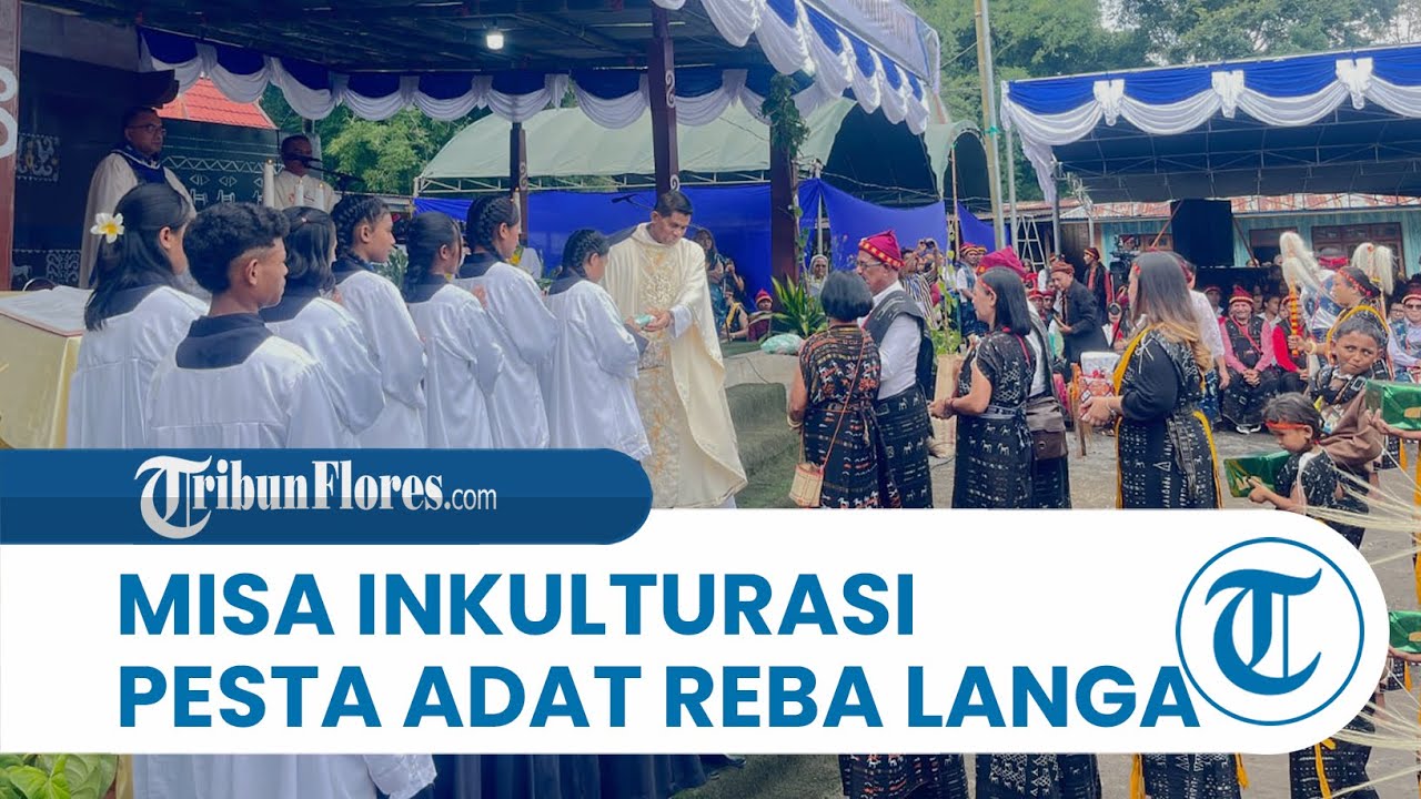 Misa Inkulturasi Awali Pesta Adat Reba Langa 2026 di Bajawa Ngada - YouTube