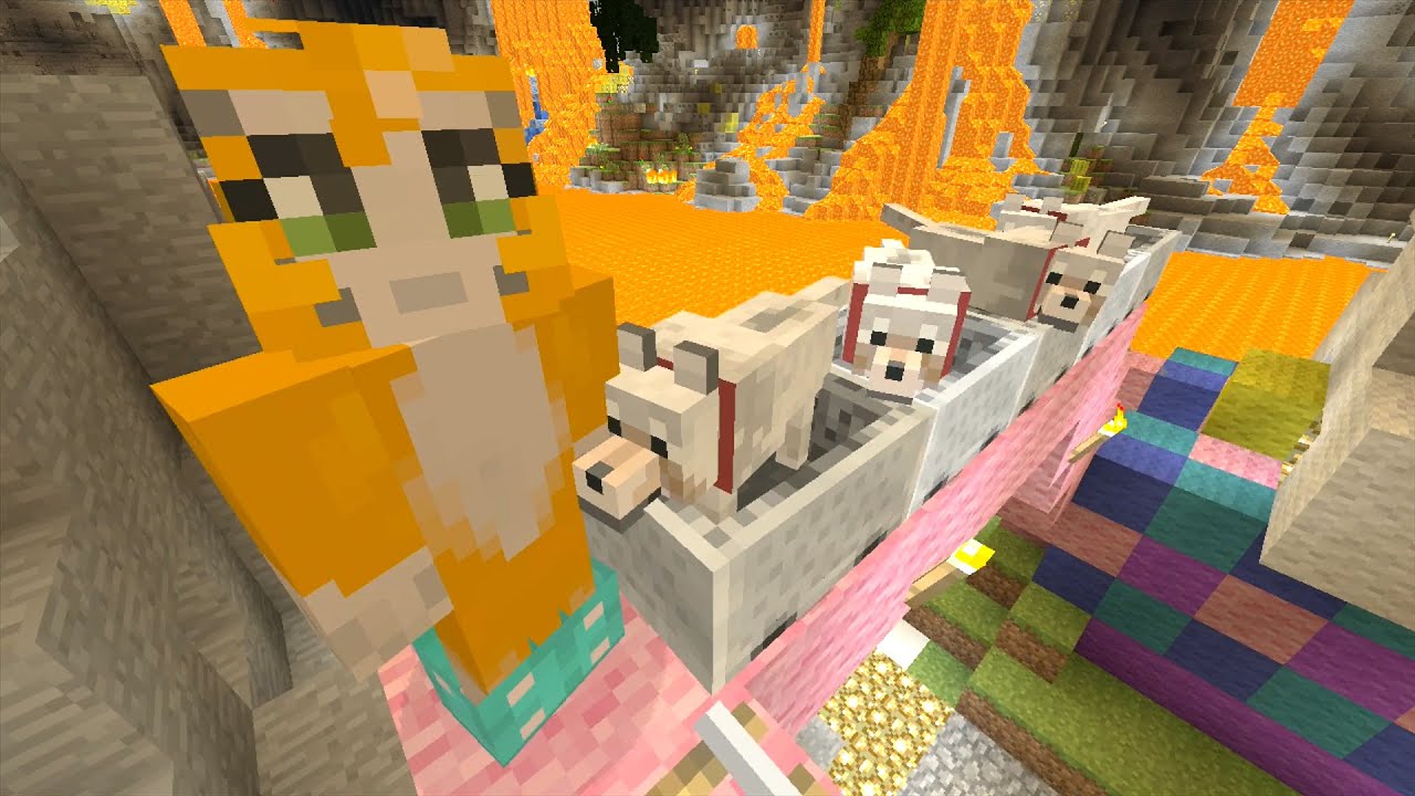Minecraft Xbox - Cave Den - Bouncy Animals (26) - YouTube