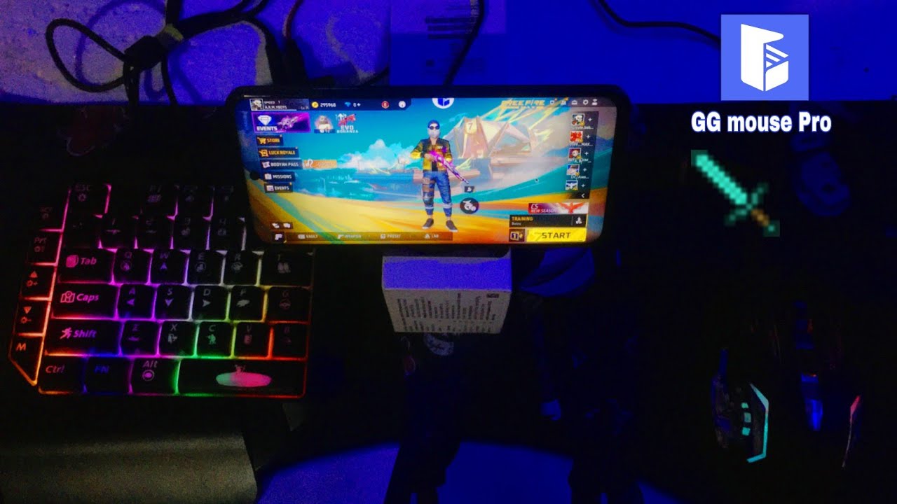 Keyboard Mouse CS Handcam GG Mouse Pro || - YouTube