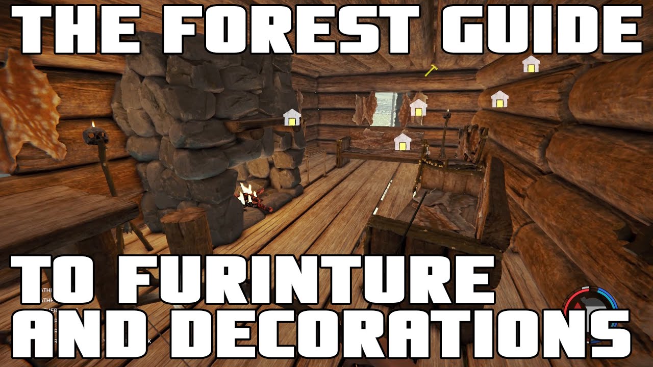 The Forest Guide to Furniture and Decorations - YouTube