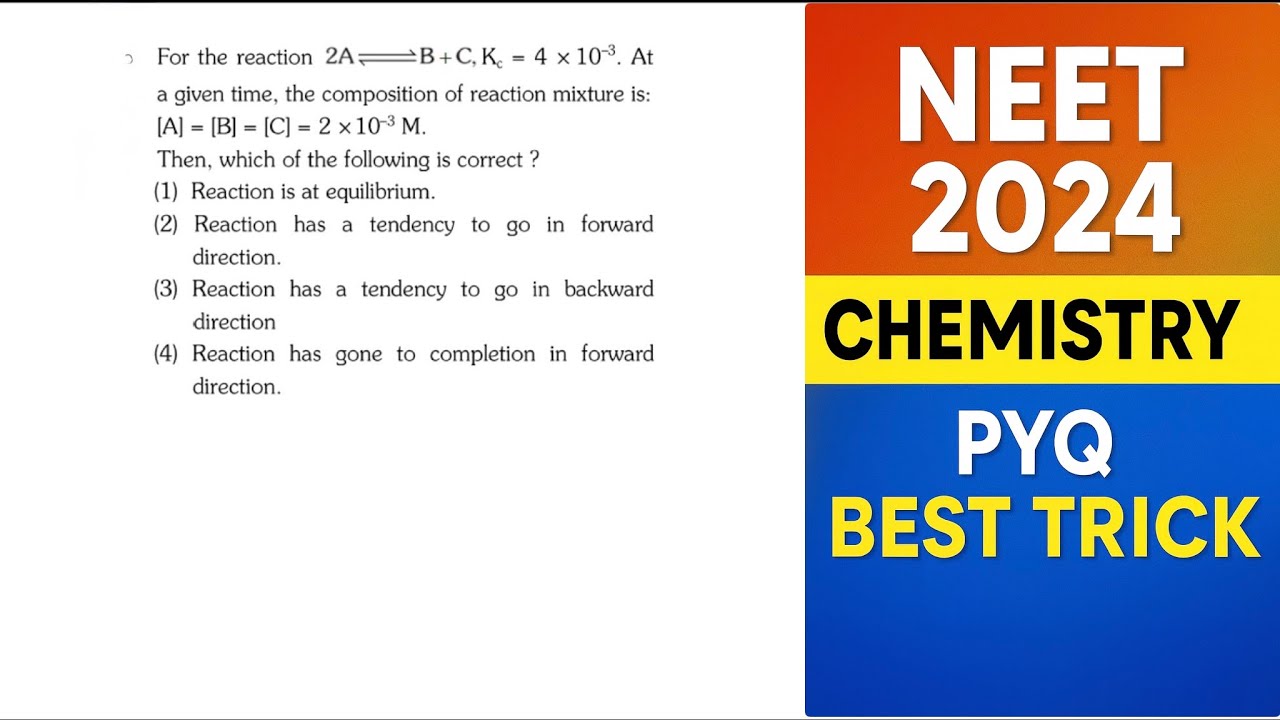 NEET 2024 Chemistry PYQ – NCERT Based Question Explained - YouTube