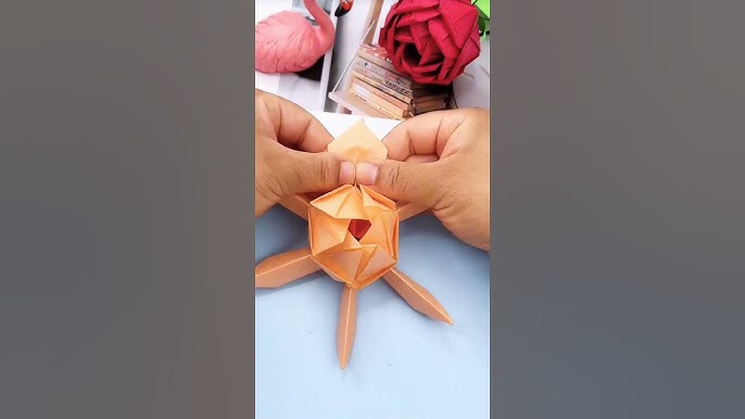 Origami Bunga Mawar Mudah