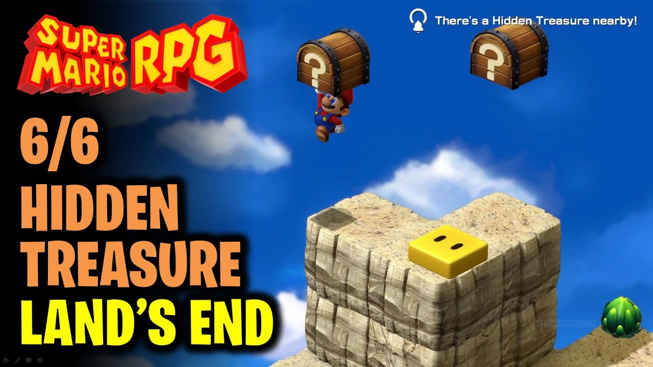 Land's End: All 6 Hidden Treasures Locations | Super Mario RPG - YouTube