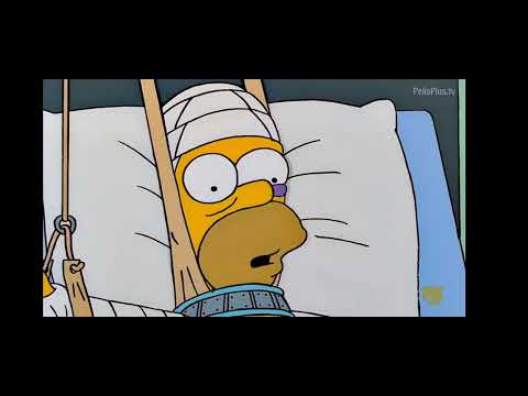los simpson, homero y el riñón - YouTube