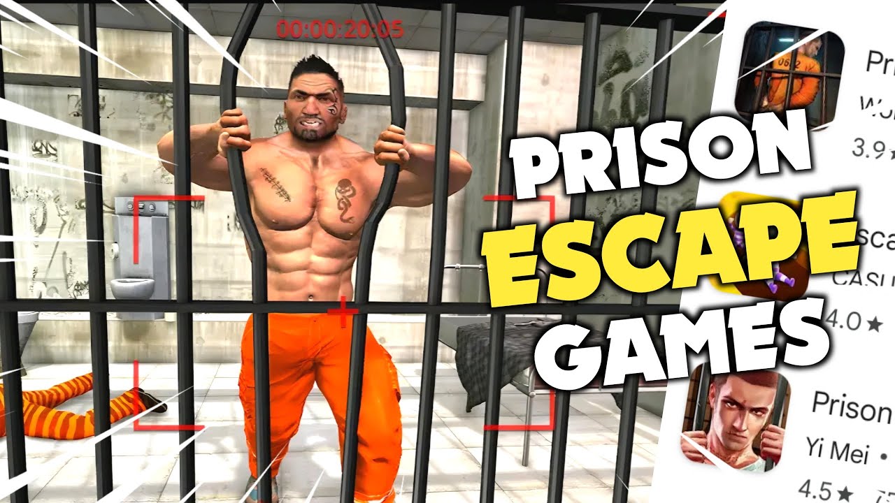 Playing prison escape games in mobile - YouTube