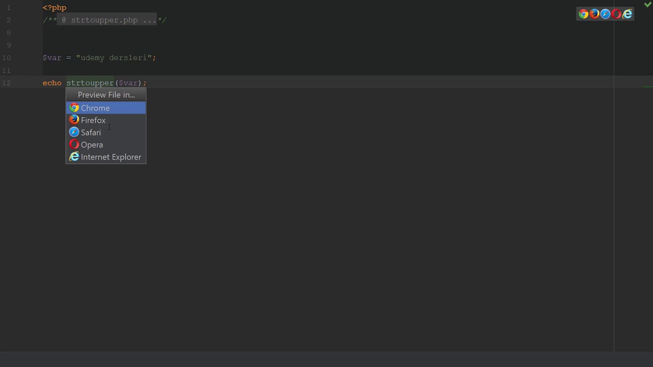 Php'de strtoupper kullanımı - Ders 71 - YouTube