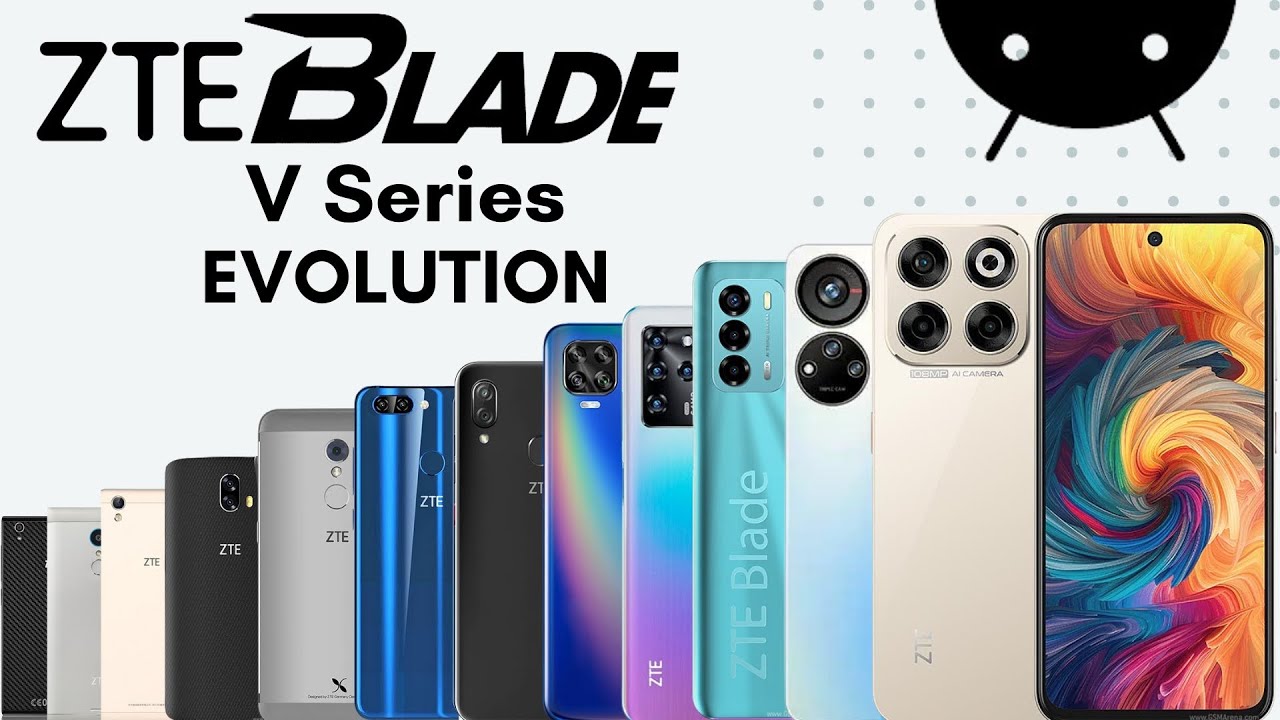 Evolution of ZTE Blade V series | History of ZTE - YouTube
