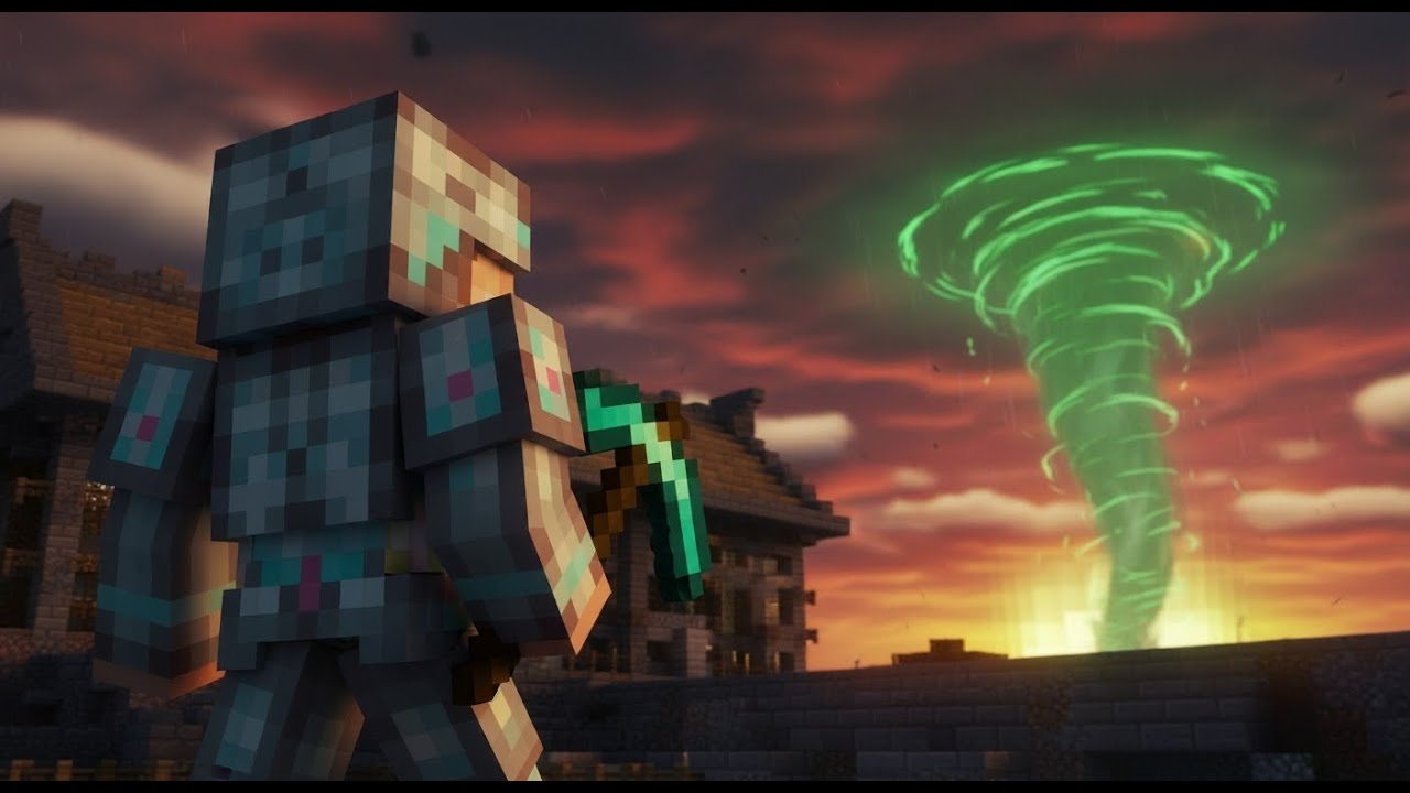 Minecraft Tornado Survival S1 Ep15 Upgrading For Tornado Defense - YouTube
