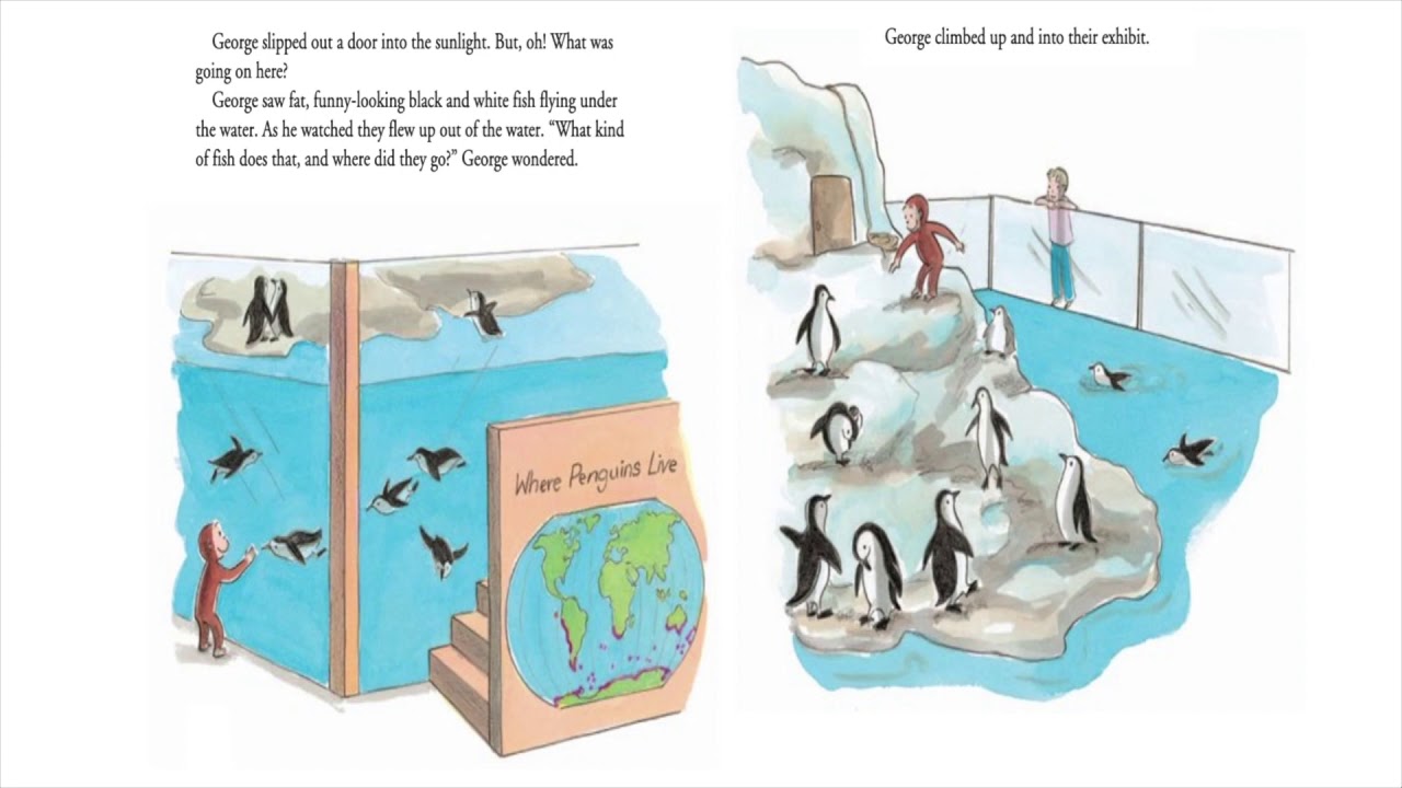 Curious George at the Aquarium Read by Shanon - YouTube