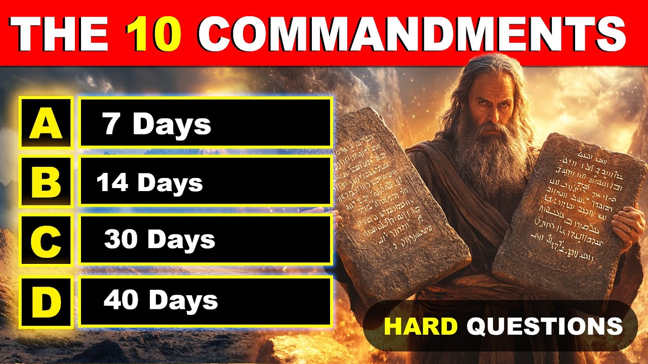 The 10 Commandments – Bible Quiz on God’s Laws - YouTube
