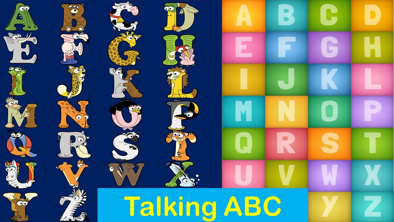 Talking ABC with Alphabetimals / A-Z alphabet animals / ABC animal ...