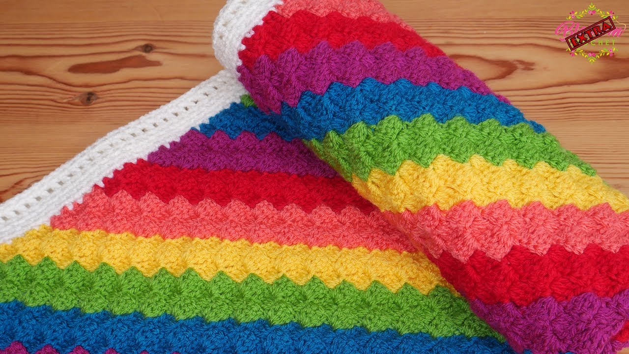 Rainbow C2C Crochet Baby Blanket - Tutorials & Inspiration! Simple ...
