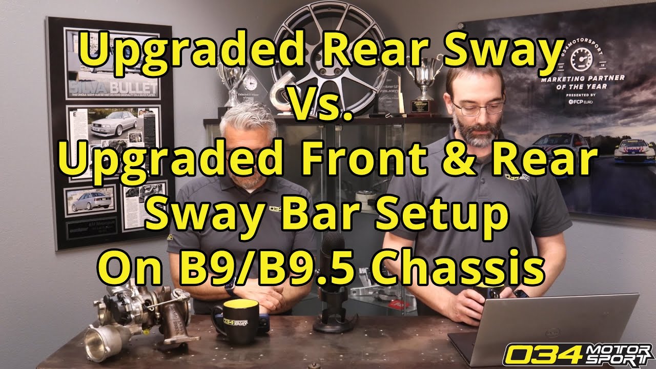 Upgraded Rear Sway Only vs Upgraded Front & Rear Sway Setup On B9/B9.5 ...
