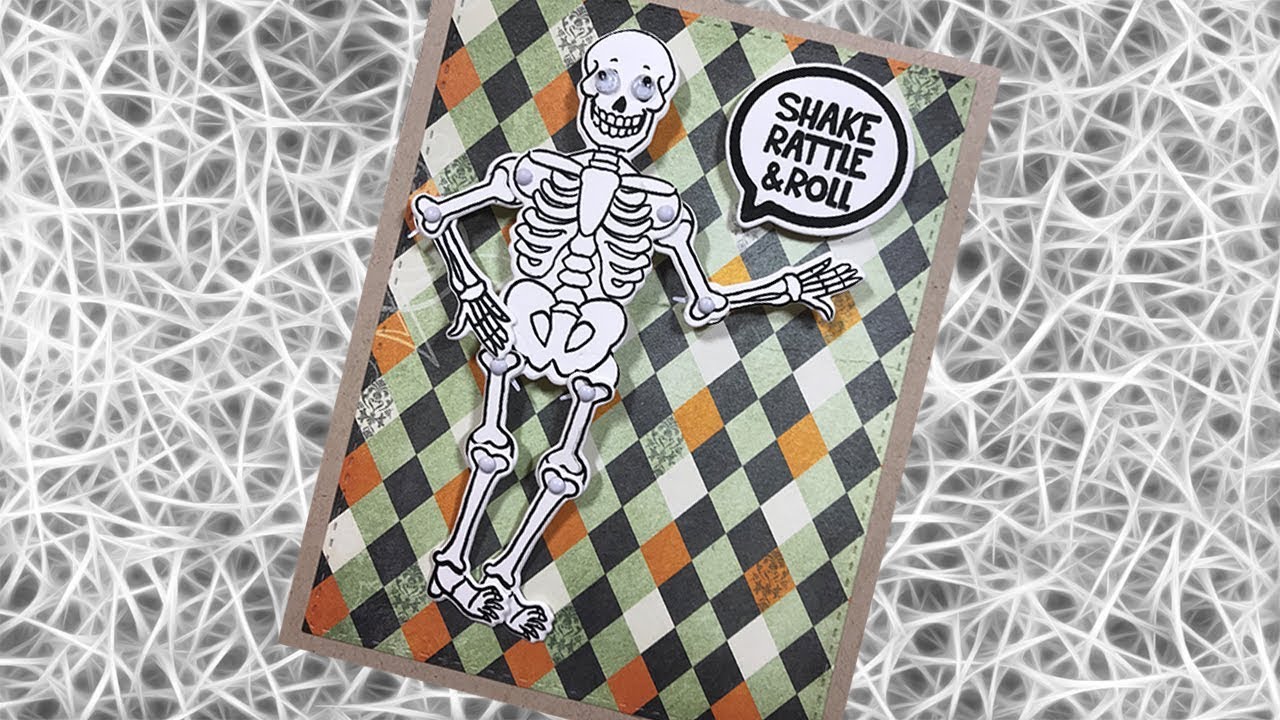 Art Impressions Skeleton Wiggle Wobble Review - YouTube