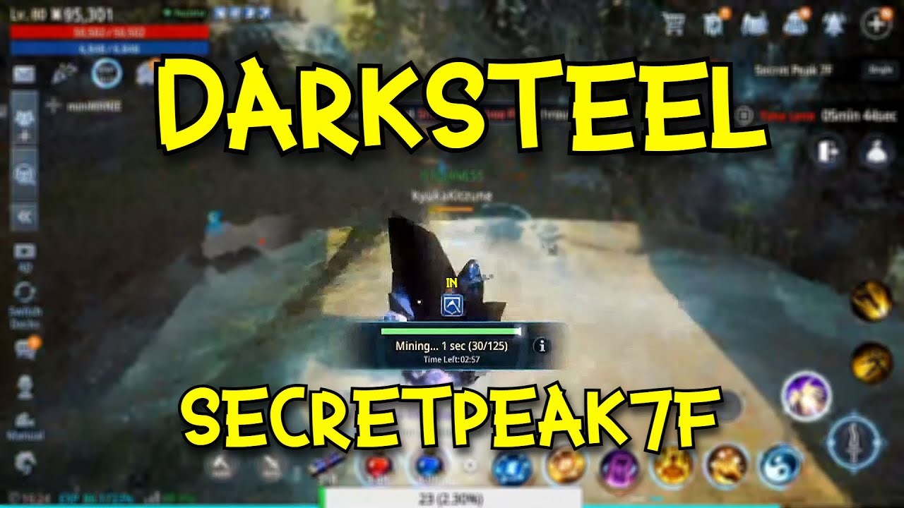 MIR4 SECRET PEAK 7F DARKSTEEL POSITION (SAAN NGA BA?) - YouTube