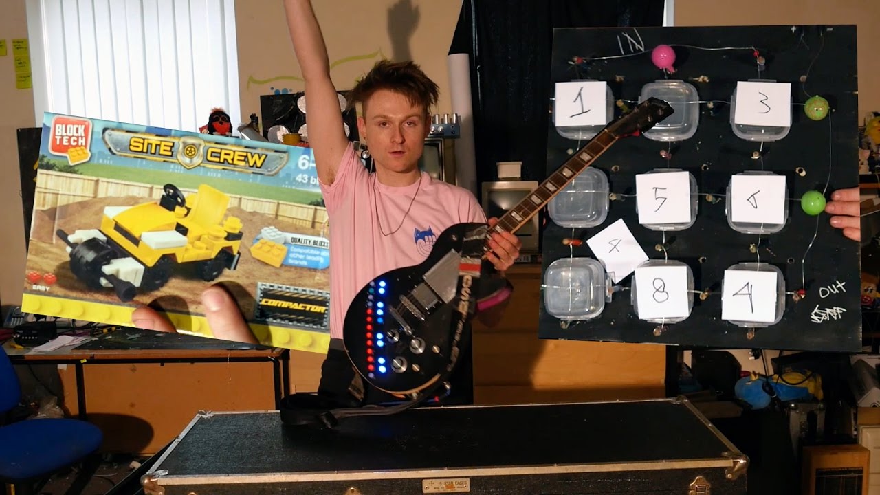MIDI SYNTH GUITAR BASICS, BUTTON MATRIX? #guitar #synth #arduino - YouTube