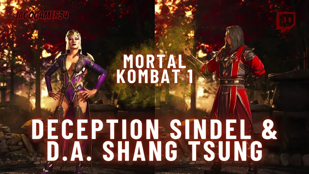 SINDEL DECEPTION y DEADLY ALLIANCE SHANG TSUNG en Mortal Kombat 1 - YouTube