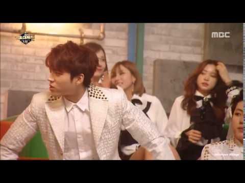 161231 INFINITE WooHyun shock reaction & throws his body back to the seat
