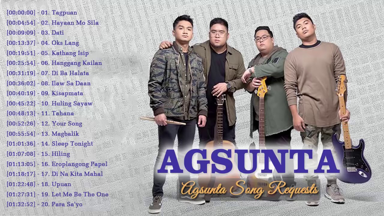 Agsunta New Songs Playlist 2018 Best Agsunta OPM Songs 2018 - YouTube