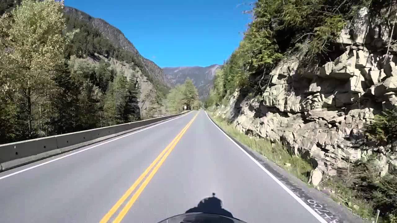 Above the 50th Parallel - Riding near Lillooet, BC - YouTube