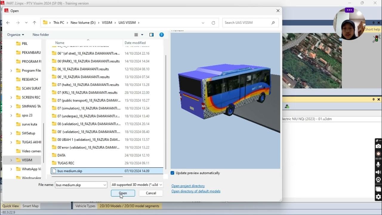 PEMODELAN VISSIM PART 2 (VEHICLE TYPE, VEHICLE CLASS, VEHICLE COMPOSITION, VEHICLE INPUT - YouTube