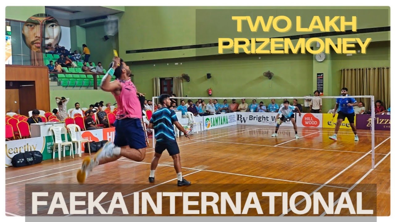 LOKESH/NAVEEN VS KRISHNAPRASAD GARAGA/SANKARPRASAD:FAEKA INTERNATIONAL BADMINTON TOURNAMENT 2025 ...