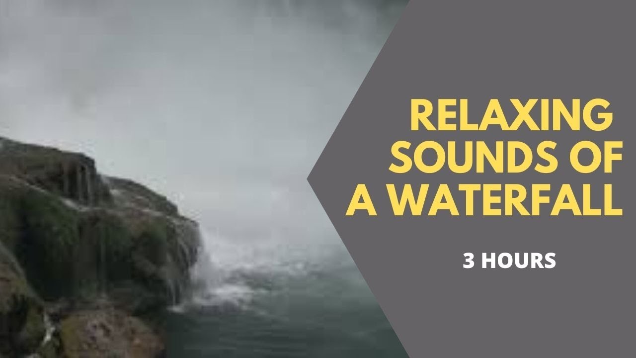 Relaxing Waterfall for Sleep - Fall Asleep With Water White Noise - 3 ...