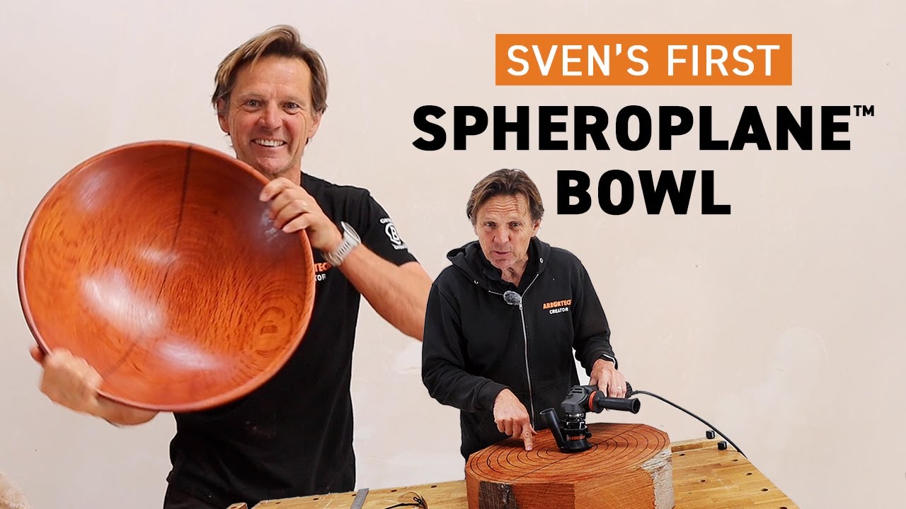Carving a Bowl: First Impressions of the Arbortech SpheroPlane - YouTube