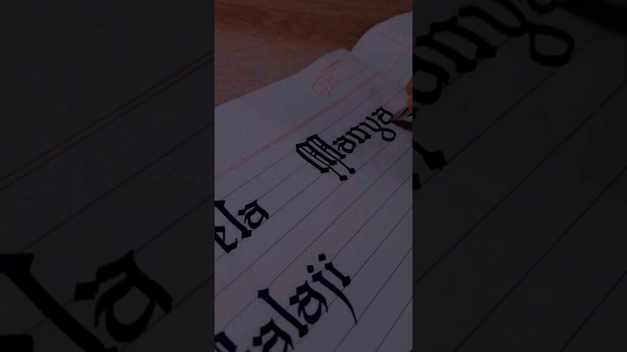 Manya name art #shorts #calligraphy #calligraphylettering #nameart ...