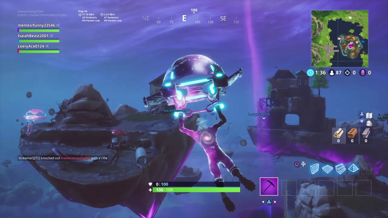 Fortnite cube explosion - YouTube